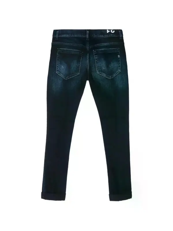DONDUP George Distressed Faded Jeans