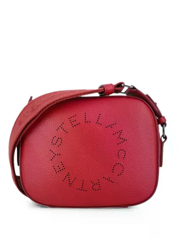 Stella McCartney Logo-perforated Shoulder Bag - Red
