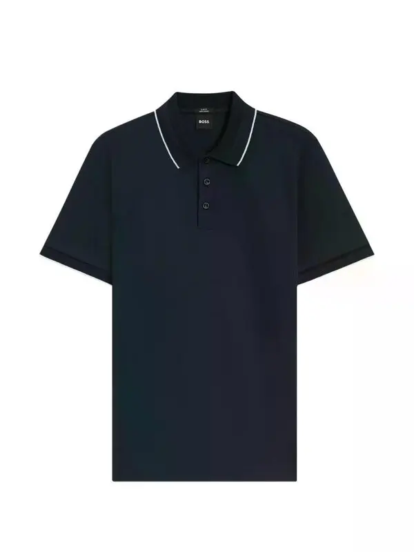 BOSS Mercerised Slim-fit Polo Shirt