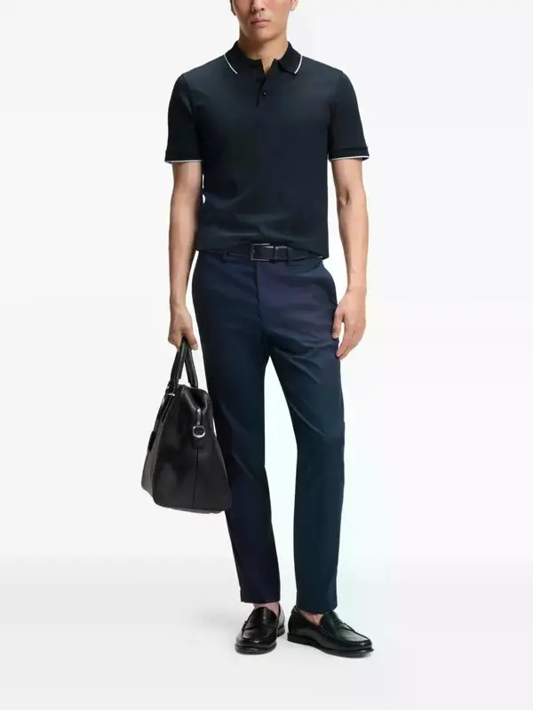 BOSS Mercerised Slim-fit Polo Shirt