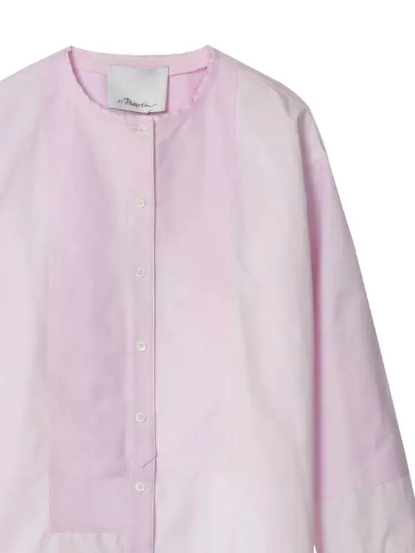 3.1 Phillip Lim Collarless Panelled Shirt