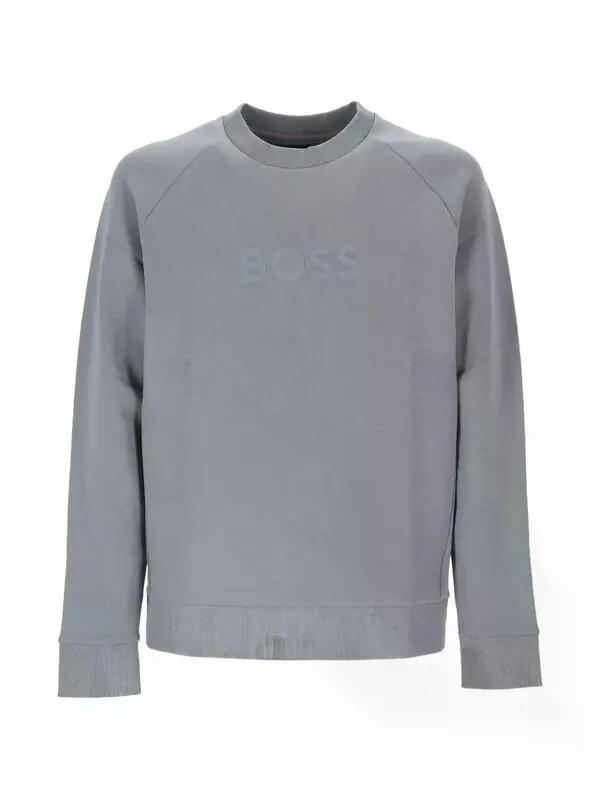 BOSS Crewneck Sweatshirt With Puffed Logo
