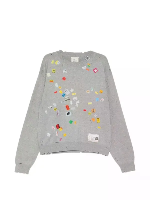 Mihara Yasuhiro Sticker-print Sweatshirt