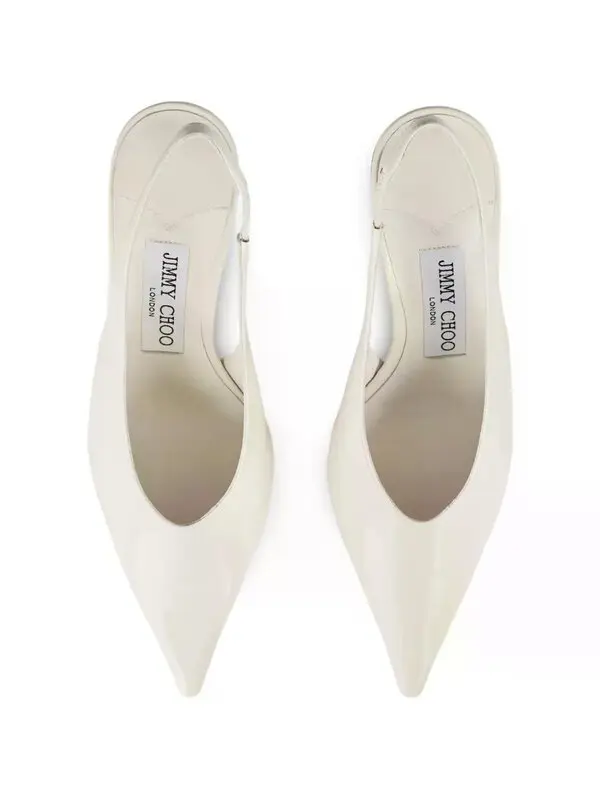 JIMMY CHOO Isa 80 Pointed Slingback Pumps