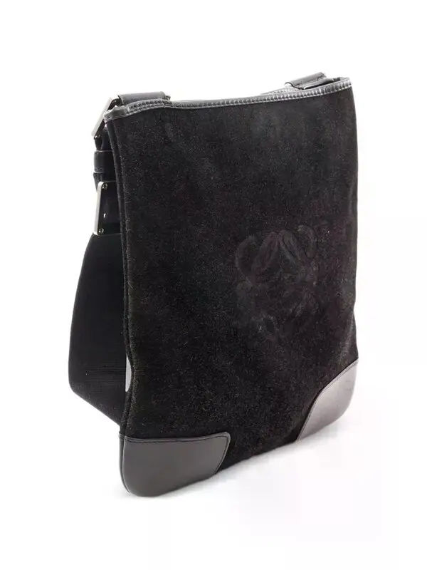 Loewe Anagram Shoulder Bag - Black
