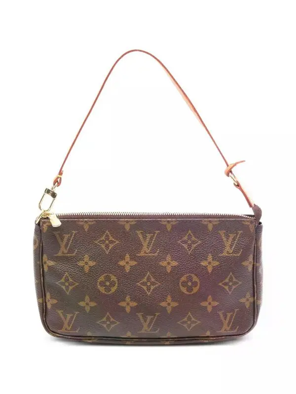 LOUIS VUITTON Monogram Pochette Accessoires Shoulder Bag - Brown