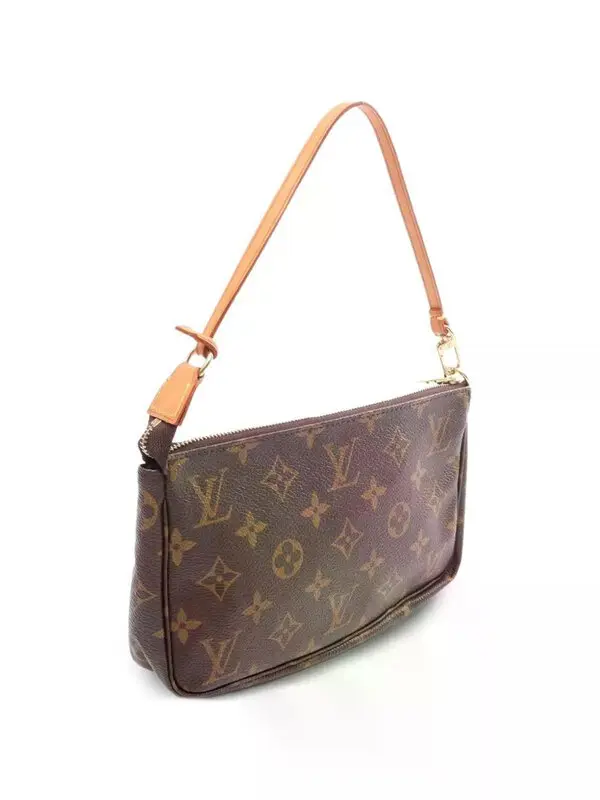 LOUIS VUITTON Monogram Pochette Accessoires Shoulder Bag - Brown