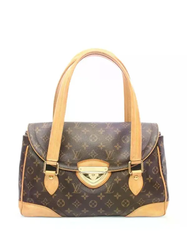 LOUIS VUITTON Monogram Canvas Beverly Tote Bag - Brown