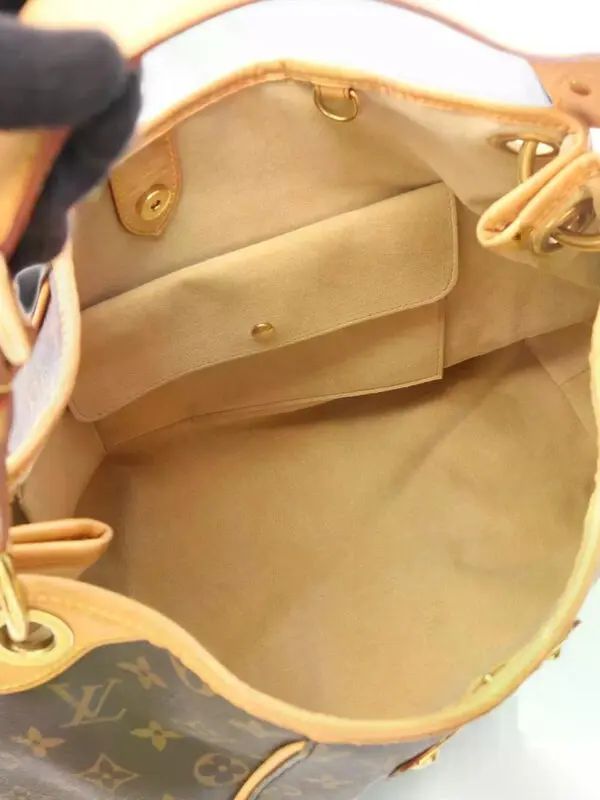 LOUIS VUITTON Monogram Canvas Galliera Pm Tote Bag - Brown