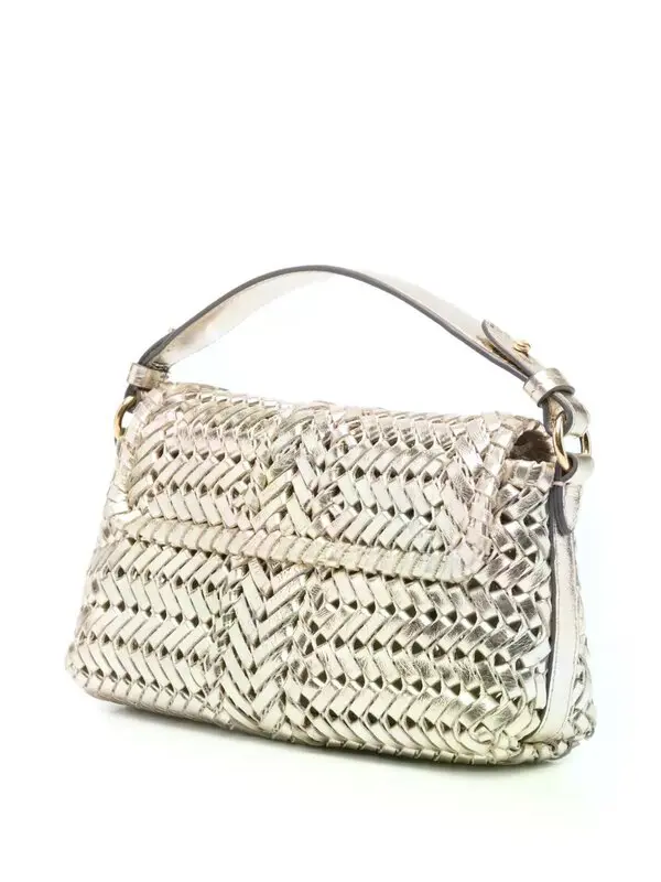 ANYA HINDMARCH Woven Leather Shoulder Bag