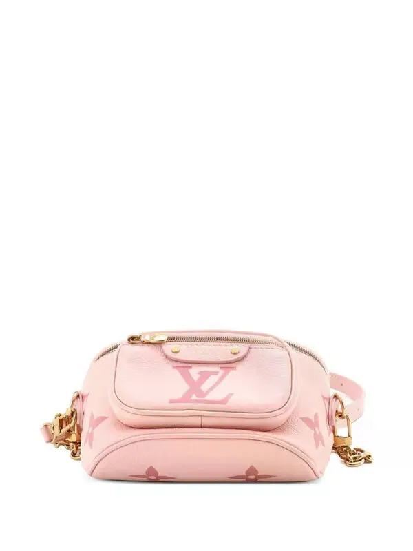 LOUIS VUITTON Monogram Empreinte Giant Mini Bum Bag - Pink