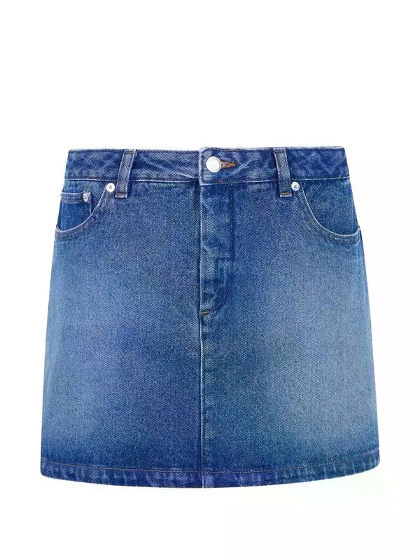 A.p.c. High-waisted Five-pocket Mini Skirt