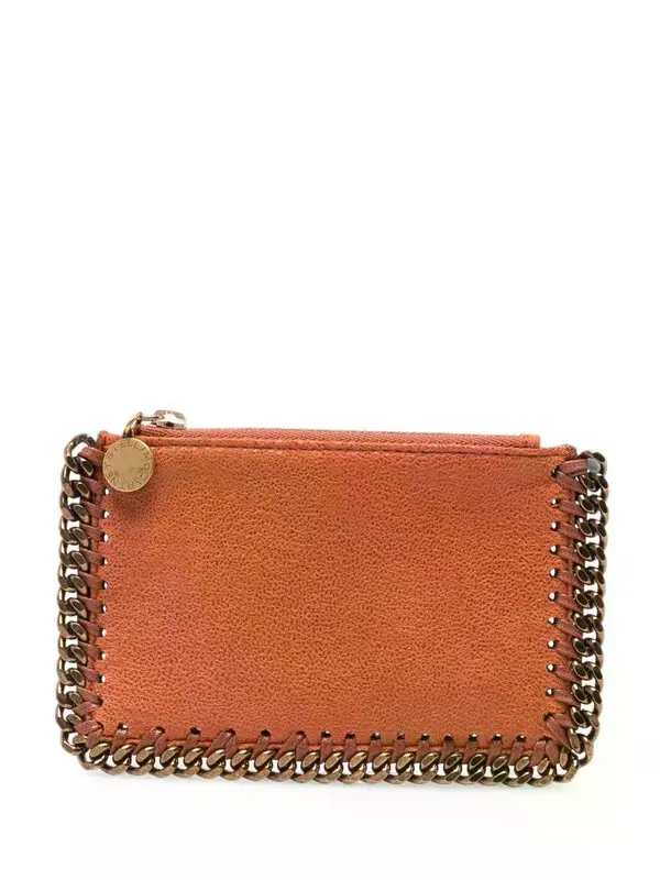 Stella McCartney Falabella Chain-trim Cardholder - Brown