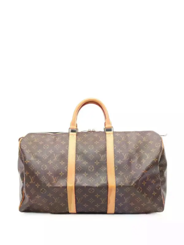 LOUIS VUITTON Monogram Keepall Boston Bag