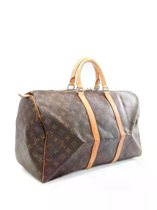 LOUIS VUITTON Monogram Keepall Boston Bag