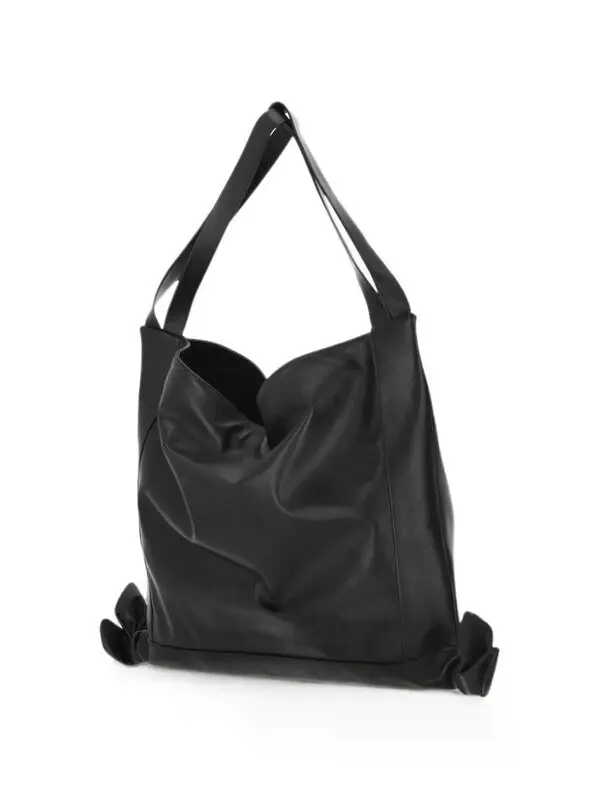 Hereu Knot-detail Leather Tote Bag