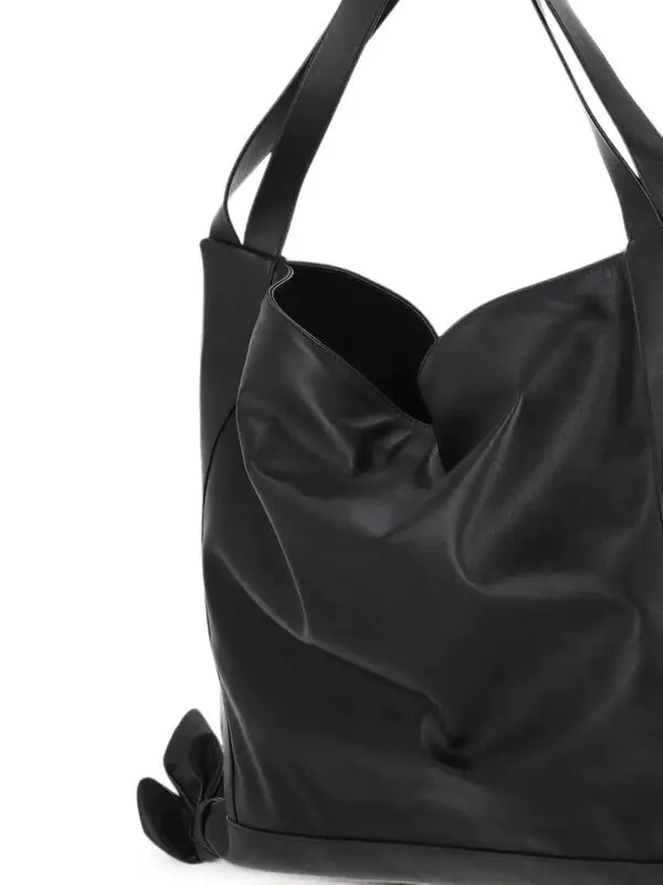 Hereu Knot-detail Leather Tote Bag