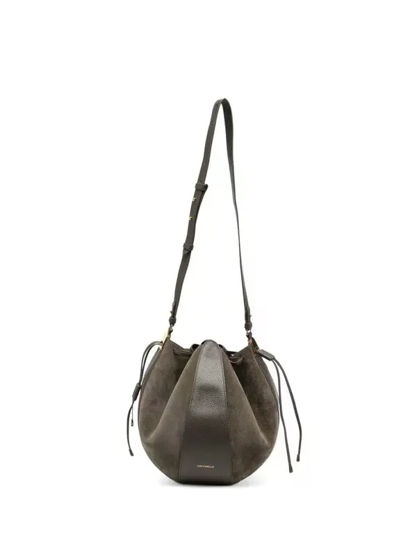 COCCINELLE Boom Panelled Suede Shoulder Bag