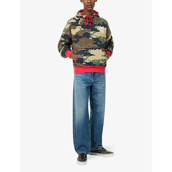 TWOJEYS Cross Graphic Cotton-jersey Hoody