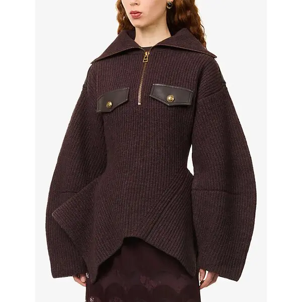 Zimmermann Valiant Utility Wool-blend Jumper