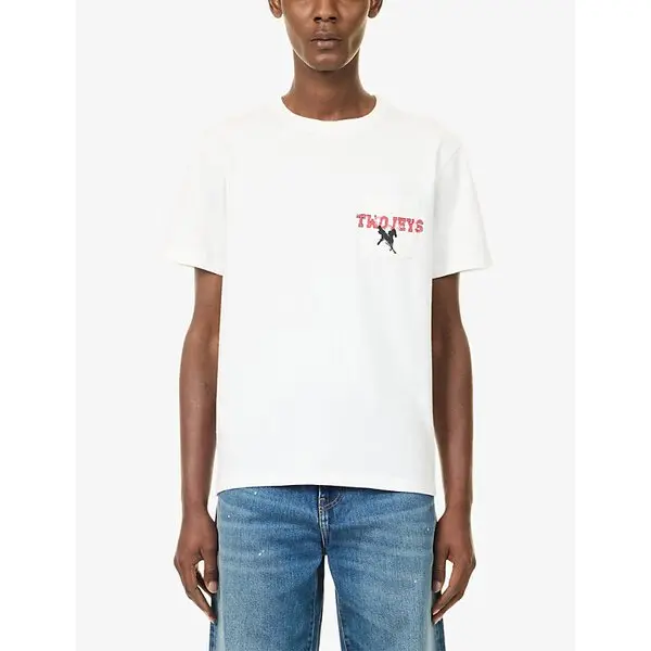 TWOJEYS Sterling Graphic-print Cotton-jersey T-shirt