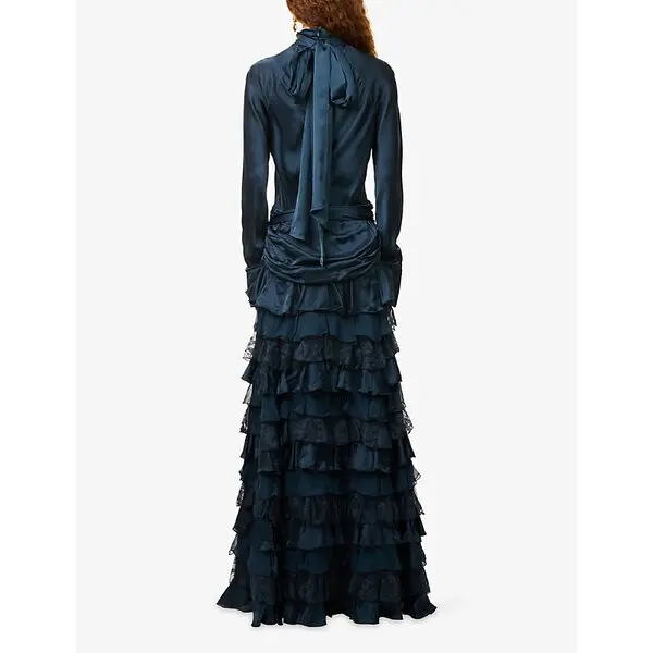 Zimmermann Valiant Ruffle Silk Maxi Dress