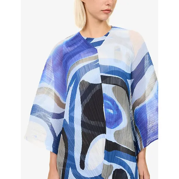 Issey Miyake Pleated Knitted Stole