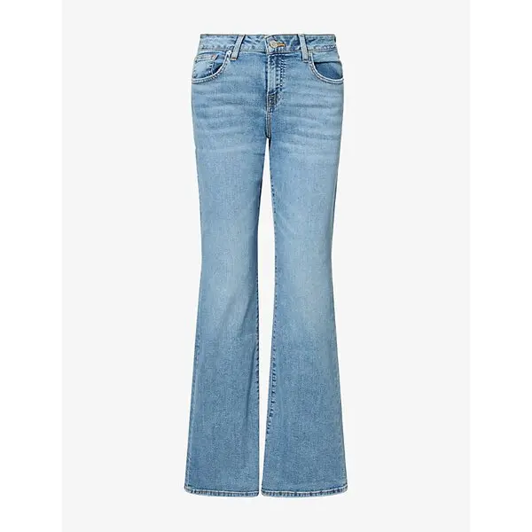 Good American Low-rise Bootcut Denim Jeans