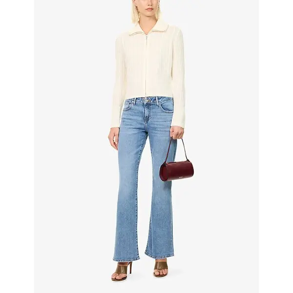 Good American Low-rise Bootcut Denim Jeans