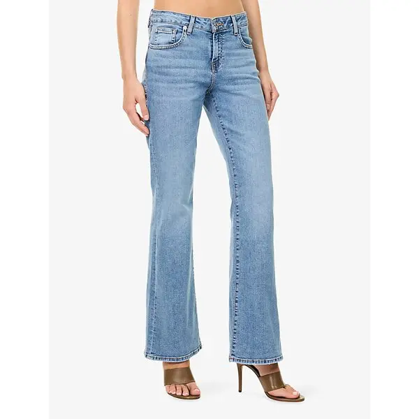 Good American Low-rise Bootcut Denim Jeans