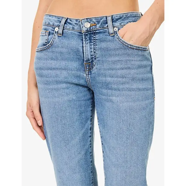 Good American Low-rise Bootcut Denim Jeans