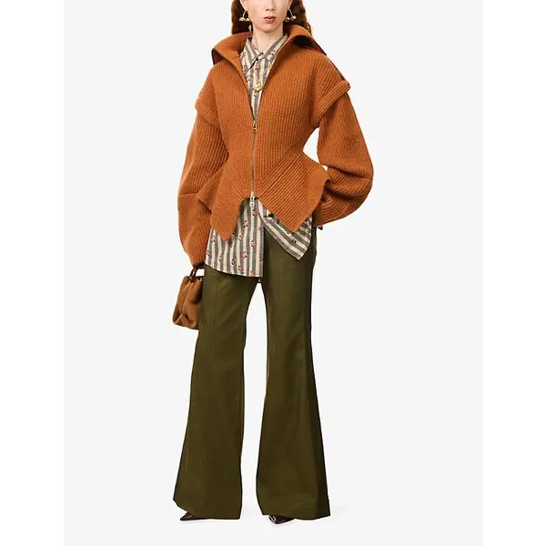Zimmermann Valiant Utility Wool-blend Cardigan