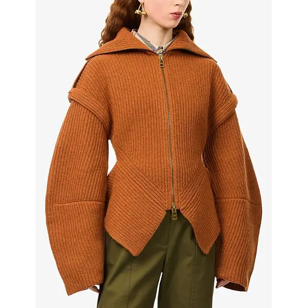 Zimmermann Valiant Utility Wool-blend Cardigan