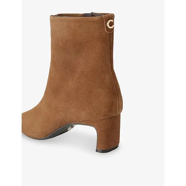 Carvela Bruna Suede Heeled Ankle Boots