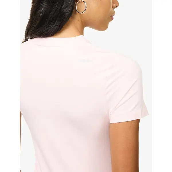 SISTERS & SEEKERS Slogan Stretch-jersey T-shirt