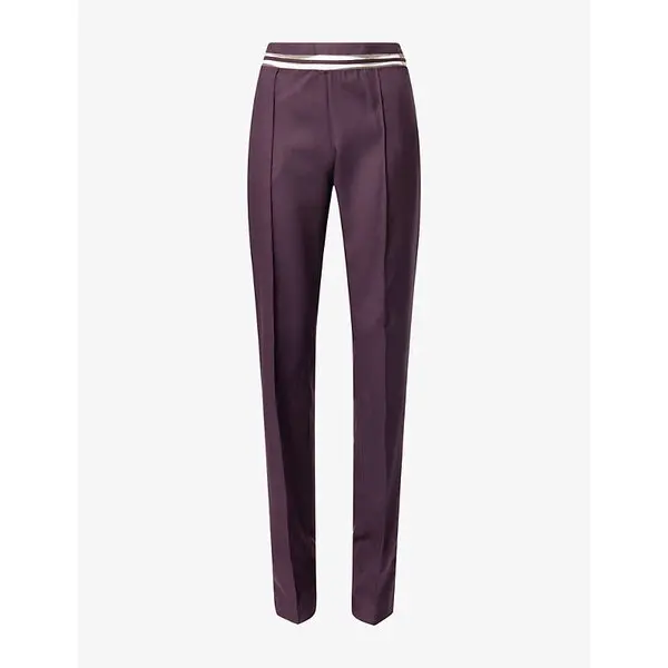 NENSI DOJAKA Straight-leg Crepe Trousers