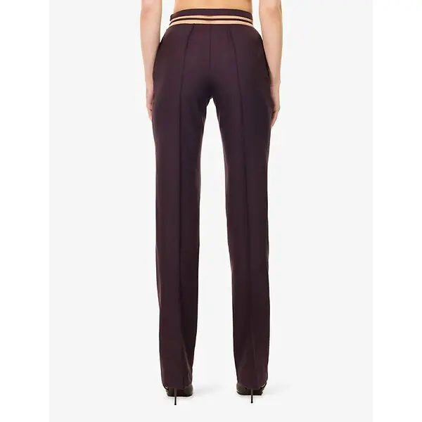 NENSI DOJAKA Straight-leg Crepe Trousers