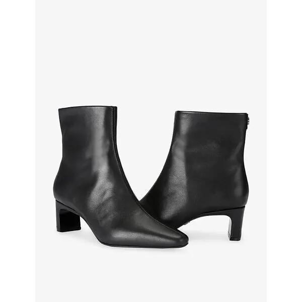 Carvela Bruna Leather Heeled Ankle Boots