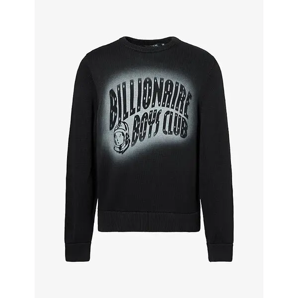 BILLIONAIRE BOYS CLUB Stencil Logo Cotton-knit Jumper