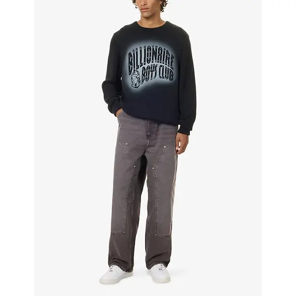 BILLIONAIRE BOYS CLUB Stencil Logo Cotton-knit Jumper