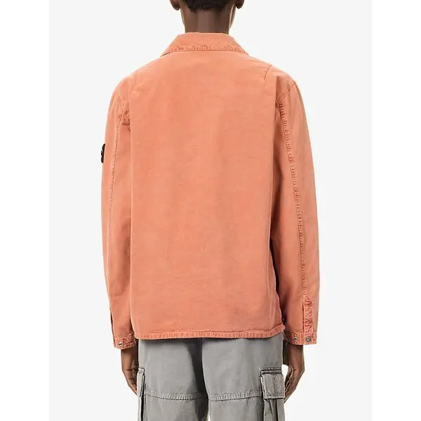 Stone Island Mineral Dyed Cotton-blend Overshirt