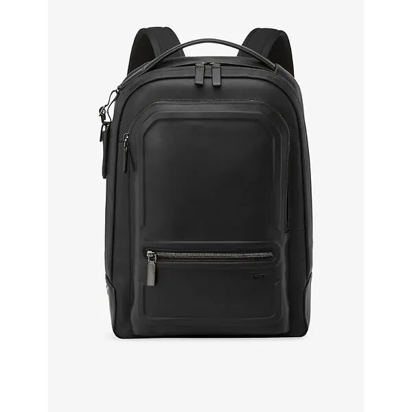Tumi Harrison Bradner Leather Backpack - Black Bombe