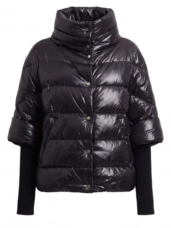 Herno Puffer Jacket With Three-quarter Sleeves
