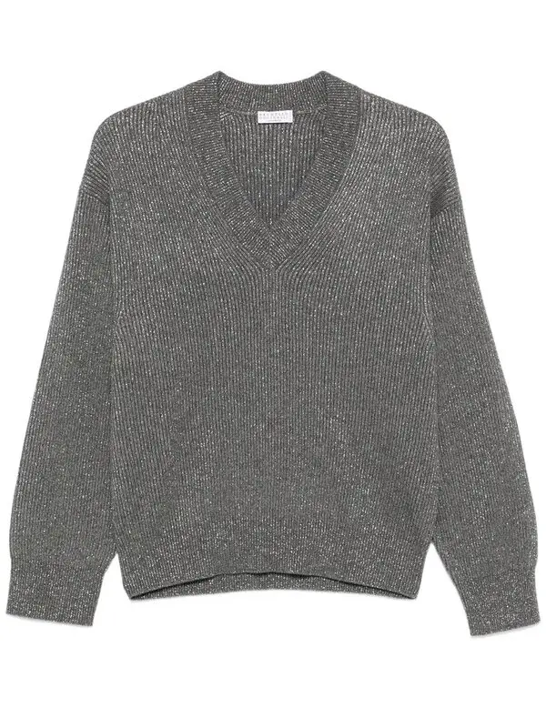 Brunello Cucinelli Cashmere V-neck Pullover