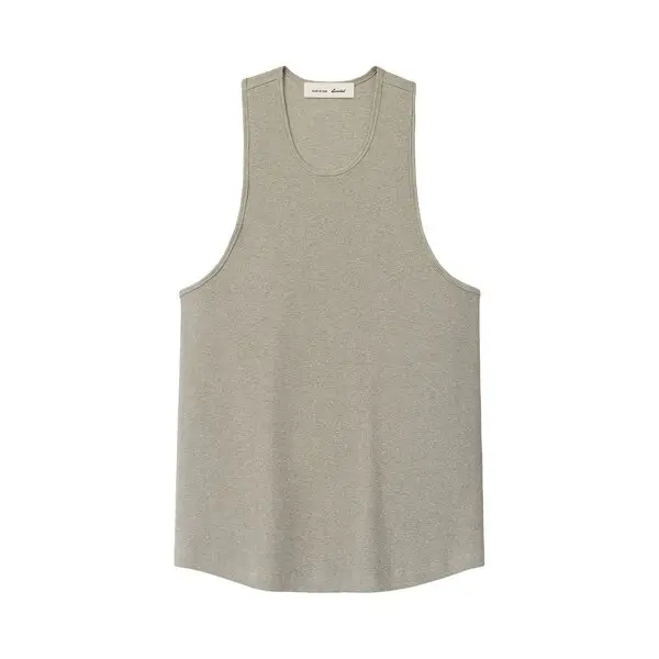 Fear Of God Ribbed Essential Tank 'seal Heather