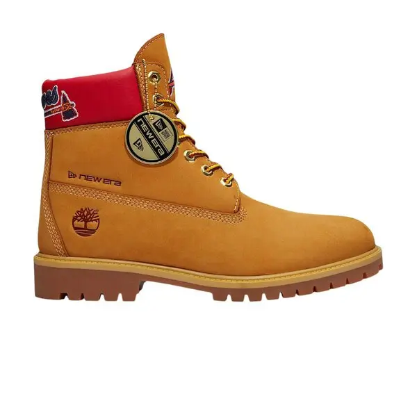 Timberland Mlb X New Era X 6 Inch Waterproof Boot 'braves - Tan