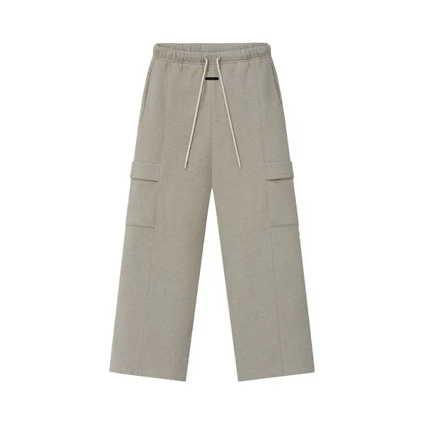 Fear Of God Fleece Cargo Relaxed Sweatpant 'seal Heather