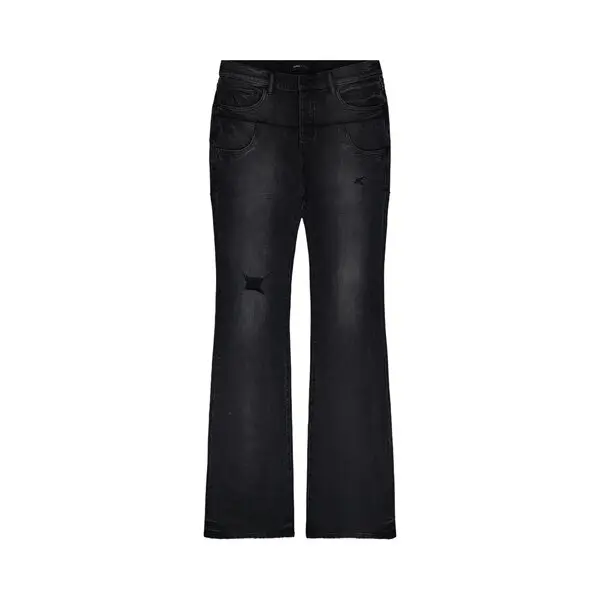 PURPLE BRAND Onyx Coated Double Waist Trousers
