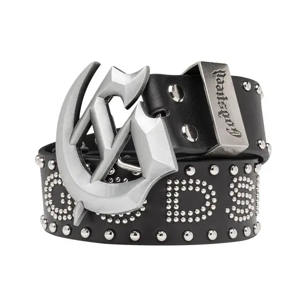 GODSPEED Forged Gs Studded Belt - Black
