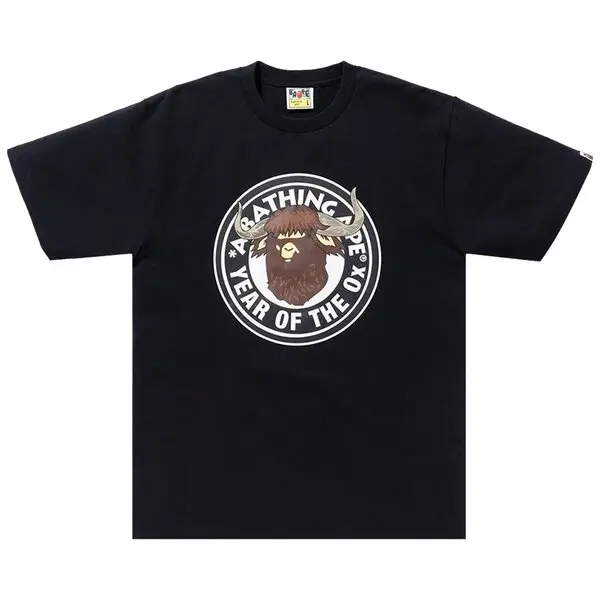 A BATHING APE Year Of The Ox Tee - Black